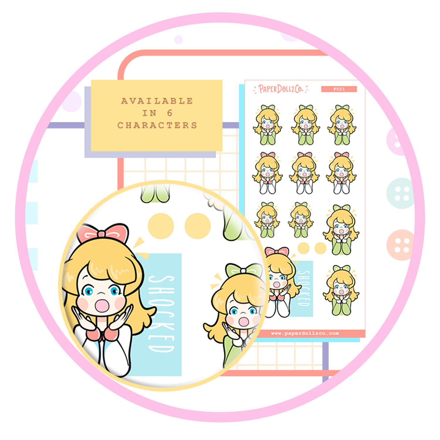 Functional Stickers – PaperDollzCo