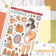 Fox | Fluffy Tails | Collection Stickers | C379 – PaperDollzCo