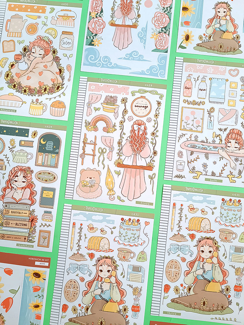 Thrive | Reclaiming My Radiance | Collection Stickers | C431 – PaperDollzCo
