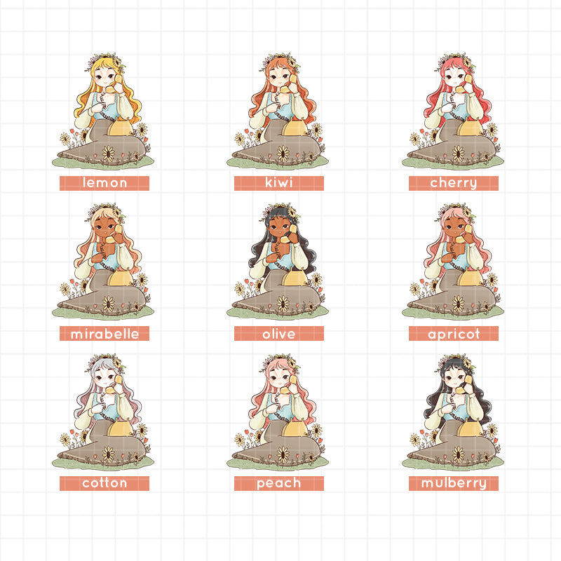 Thrive | Reclaiming My Radiance | Collection Stickers | C431 – PaperDollzCo