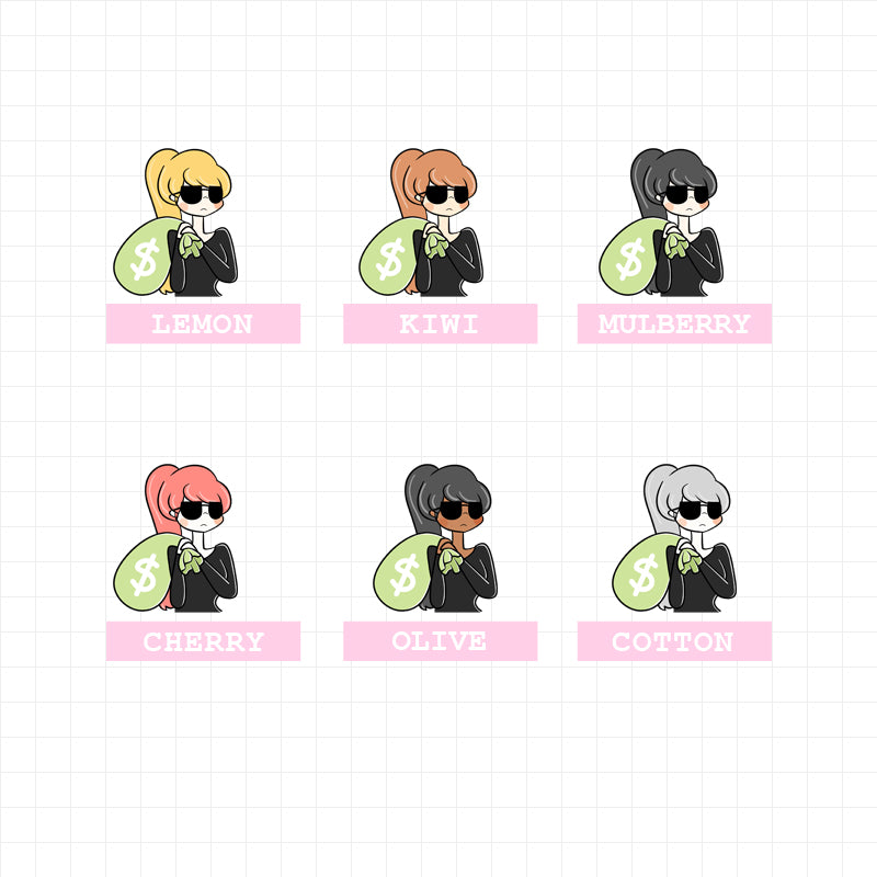 Bank Deposit Planner Stickers | f008 – PaperDollzCo